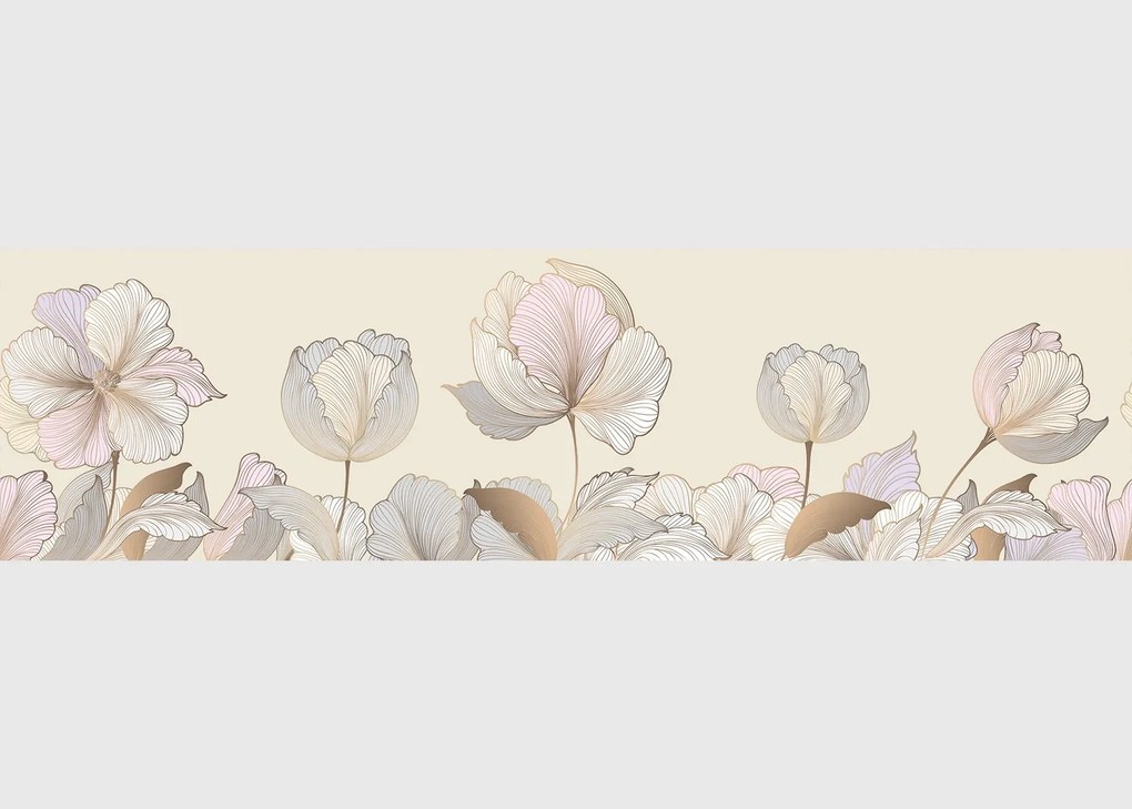 Samolepící bordura na zeď Pastelová Grafika | 5 m x 13.8 cm | DWB8429