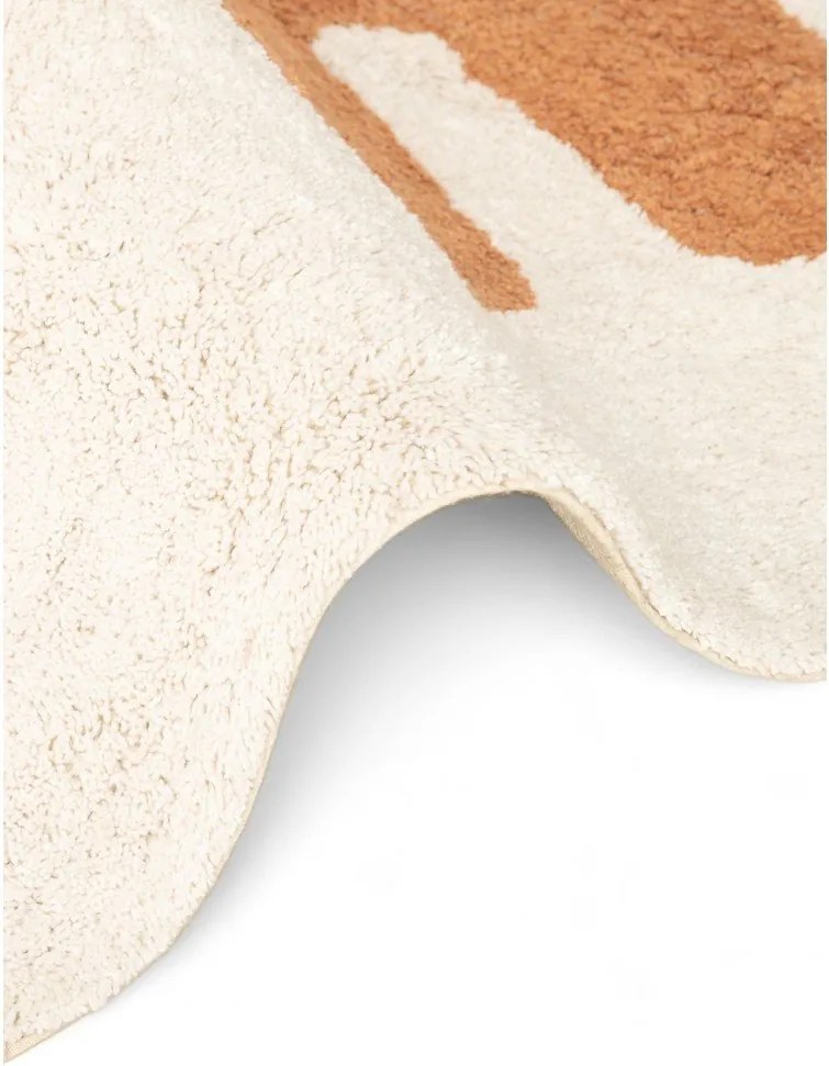 Oranžový/krémový pratelný/ručně tkaný bavlněný dětský koberec 140x200 cm Snuggle Doro – Hanse Home