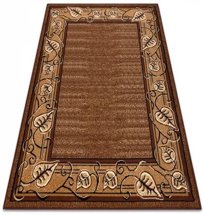 Kusový koberec BCF Morad FELIKS Klasický Listí hnědý Rozměr: 140x200 cm