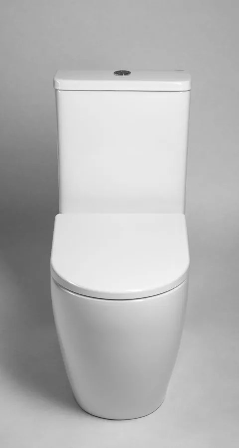 Sapho Turku WC kombi 36 x 85 x 64 cm spodní/zadní odpad Vortex Rimless keramika bílá PC104V