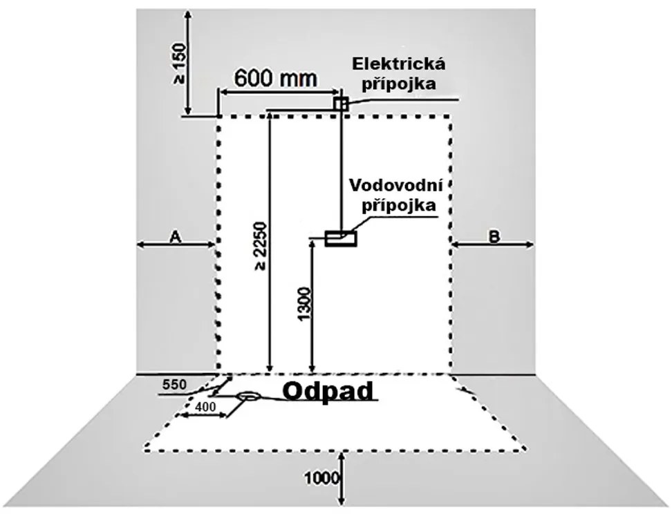 BPS-koupelny Hydromasážní box HYD-O77W 120x85 SA Bílý, se saunou