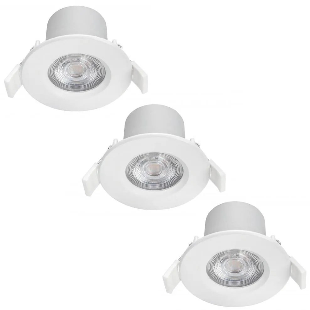 Philips - SADA 3x LED Stmívatelné koupelnové svítidlo LED/5W/230V 2700K IP65