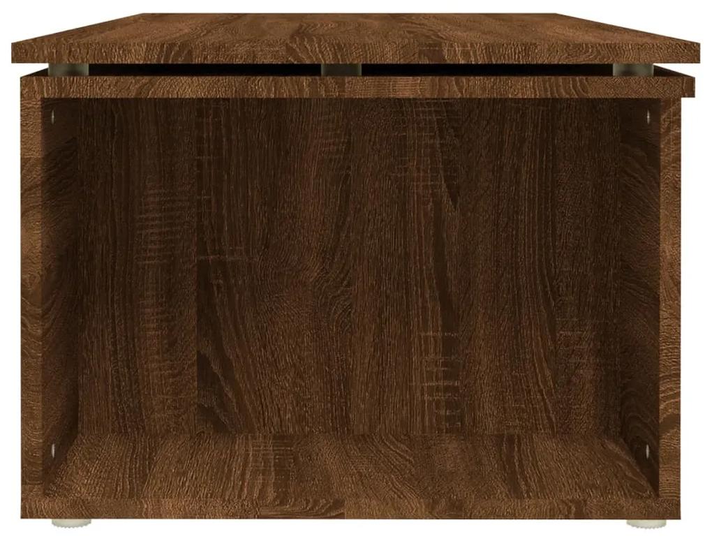 Konferenční stolek hnědý dub 150x50x35 cm kompozitní dřevo - Default Title
