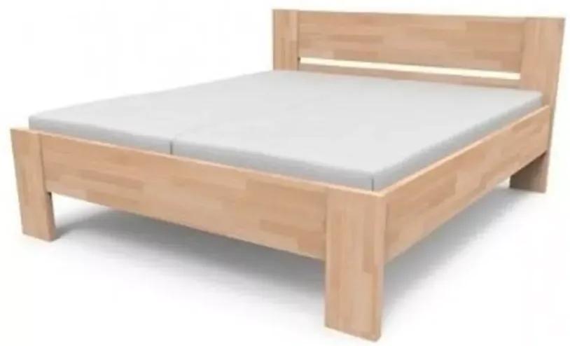 Texpol Dřevěná postel Nikoleta 200x120 Olše