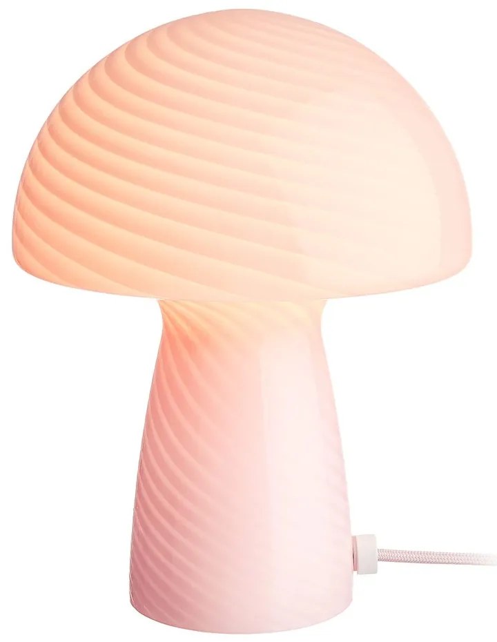 FUNGI TOWN Stolní lampa - sv. růžová