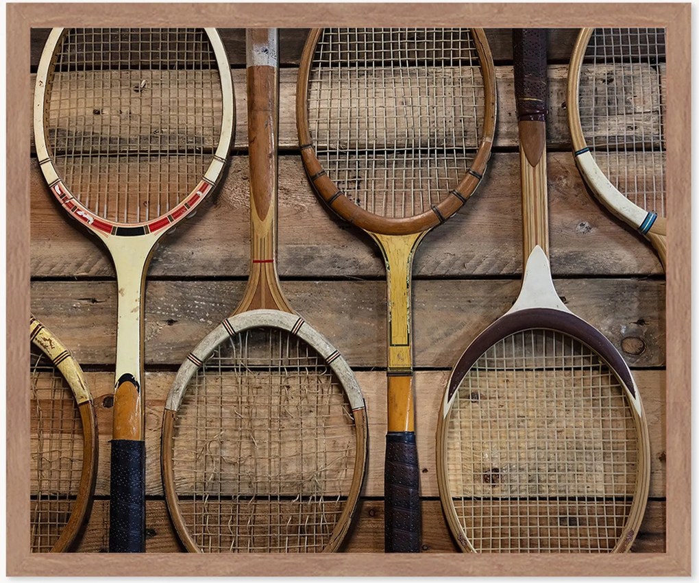 Zarámovaná fotografie Retro Rackets, v různých velikostech