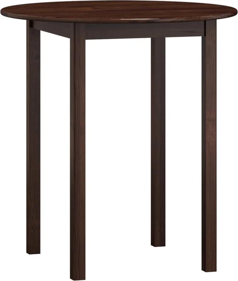 AMI nábytek Stůl průměr ořech č3 90 cm