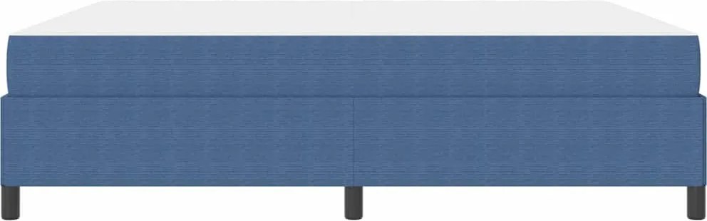 Rám postele s matrací Modrá 180 x 200 cm textil 3399138