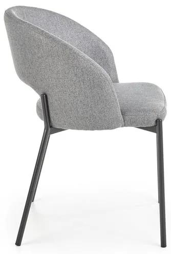 HALMAR K373 židle šedá