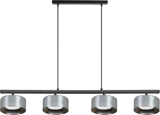 Brilagi - LED Lustr na lanku AURA LUX 4xGX53/30W/230V černá/kouřová