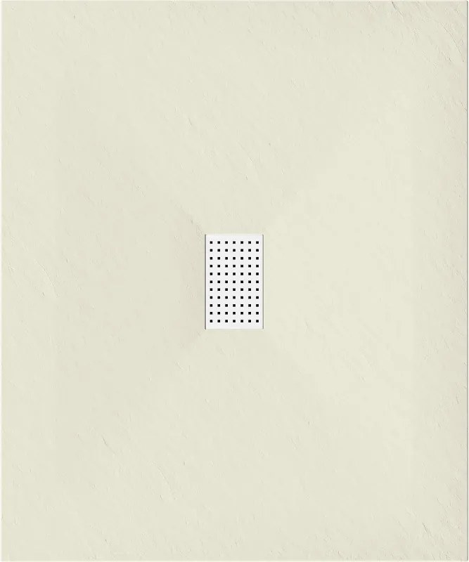 Mexen Hugo, obdélníková sprchová vanička, SMC, 120x100cm, béžová, bílá krytka, 42691012-W