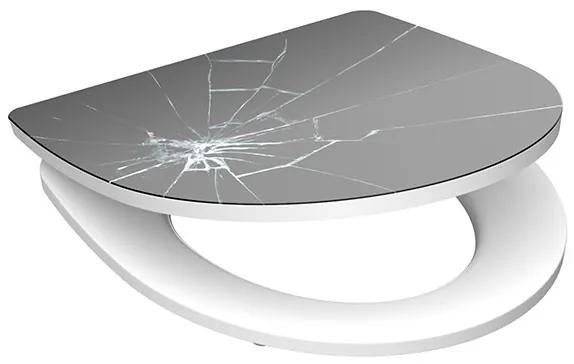 Eisl / Schüette Eisl WC sedátko Broken Glass duroplast SoftClose, EasyTake (HG)