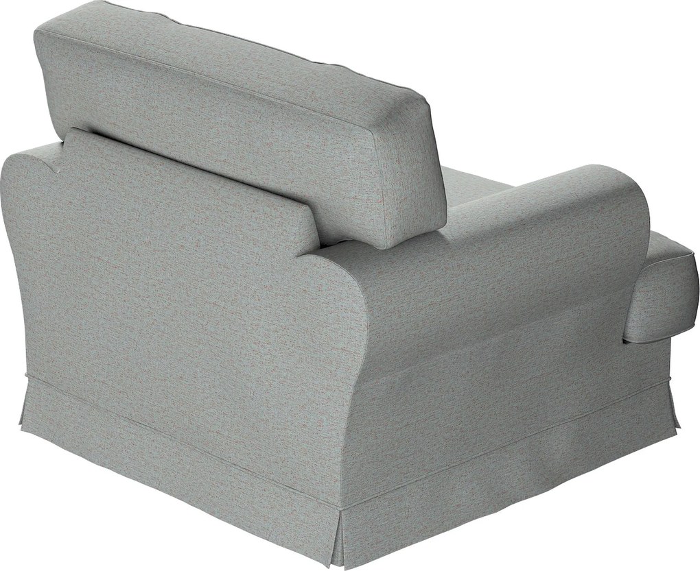 Potah na křeslo IKEA Ekeskog barva modrá látka pletený vzor
