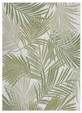 koberec SISAL SION palmové listy, tropický 2837 ploché tkaní ecru / z velikost 180x270 cm | krásné koberce cz