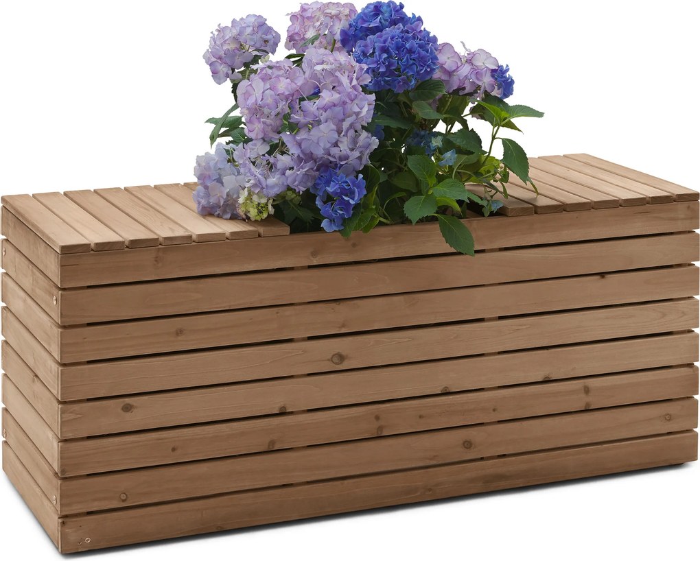 Tchibo - Zahradní lavice s truhlíky, cca 110 cm