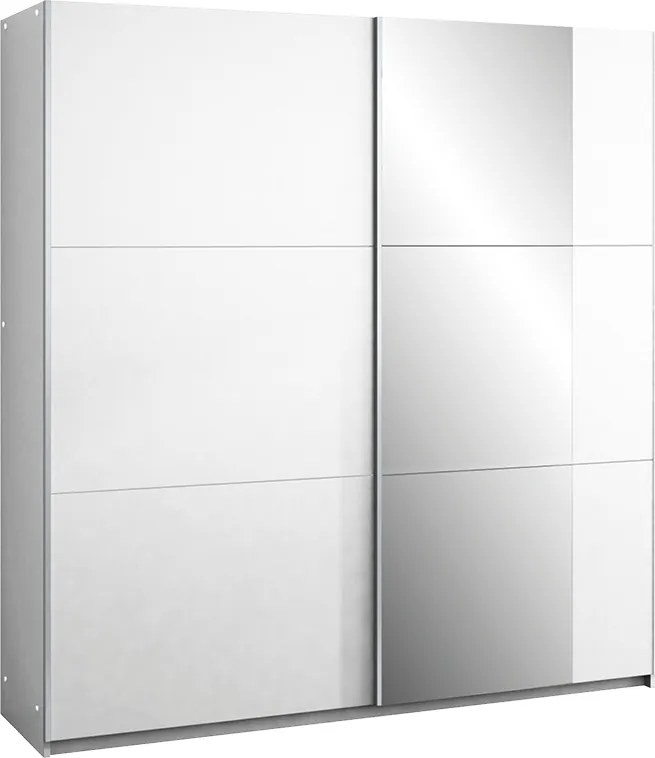 STO Šatní skříň BASTIA 150 cm, Bílá