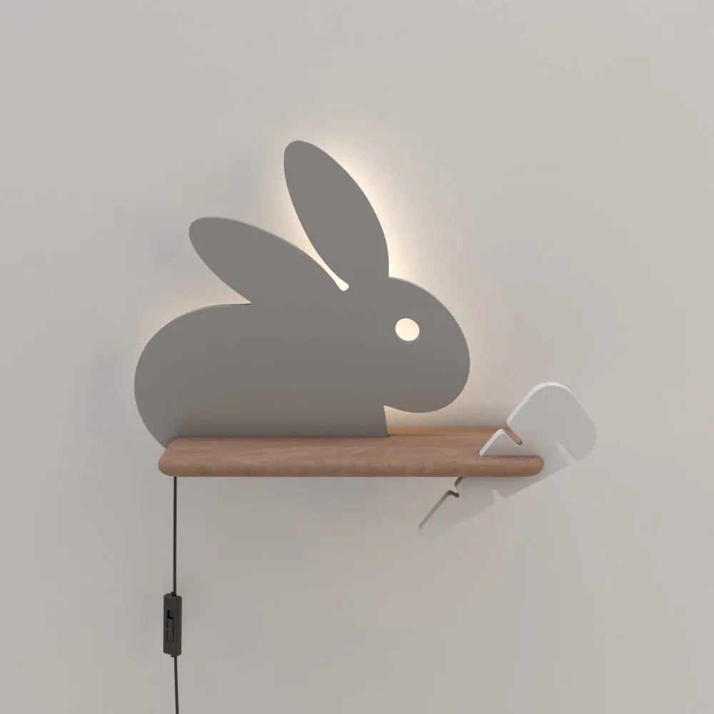 Šedé dětské svítidlo Rabbit – Candellux Lighting