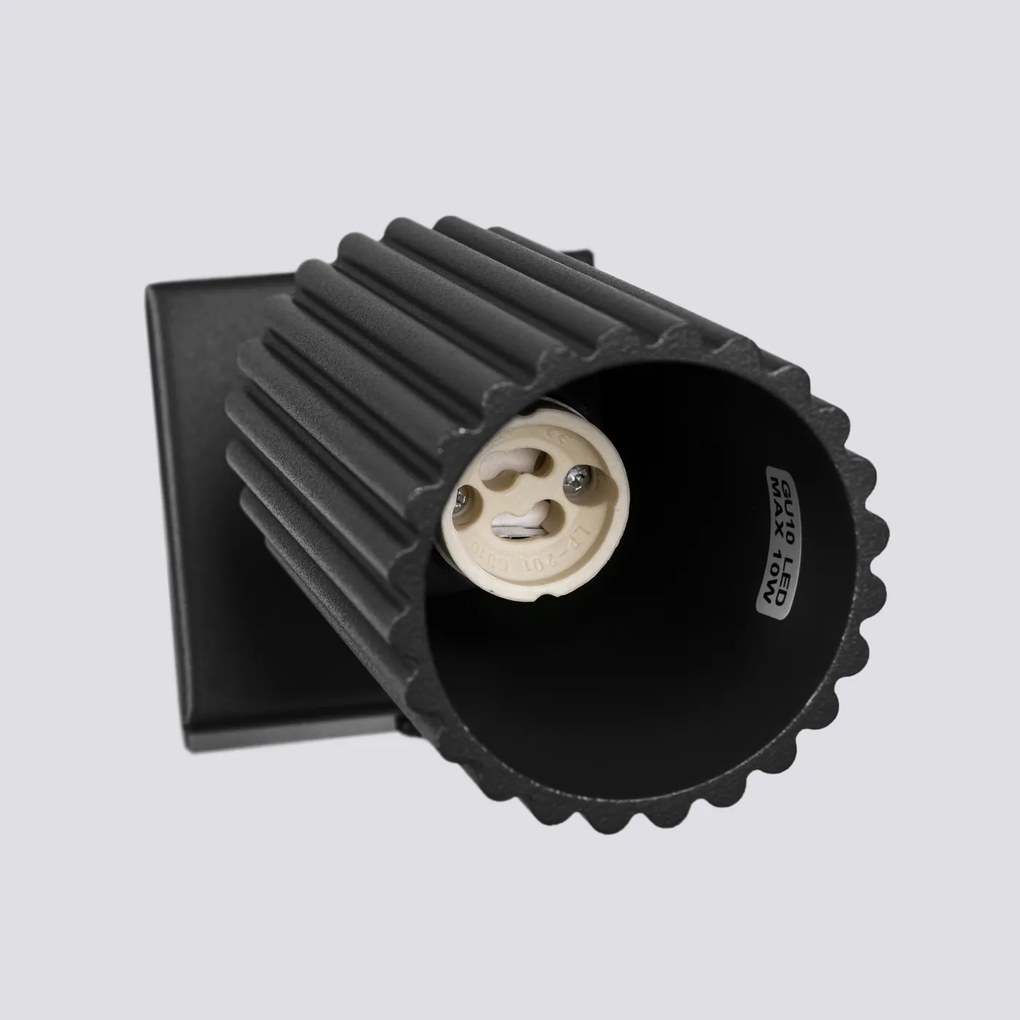 Sollux Lighting Nástěnné svítidlo KARBON Černá