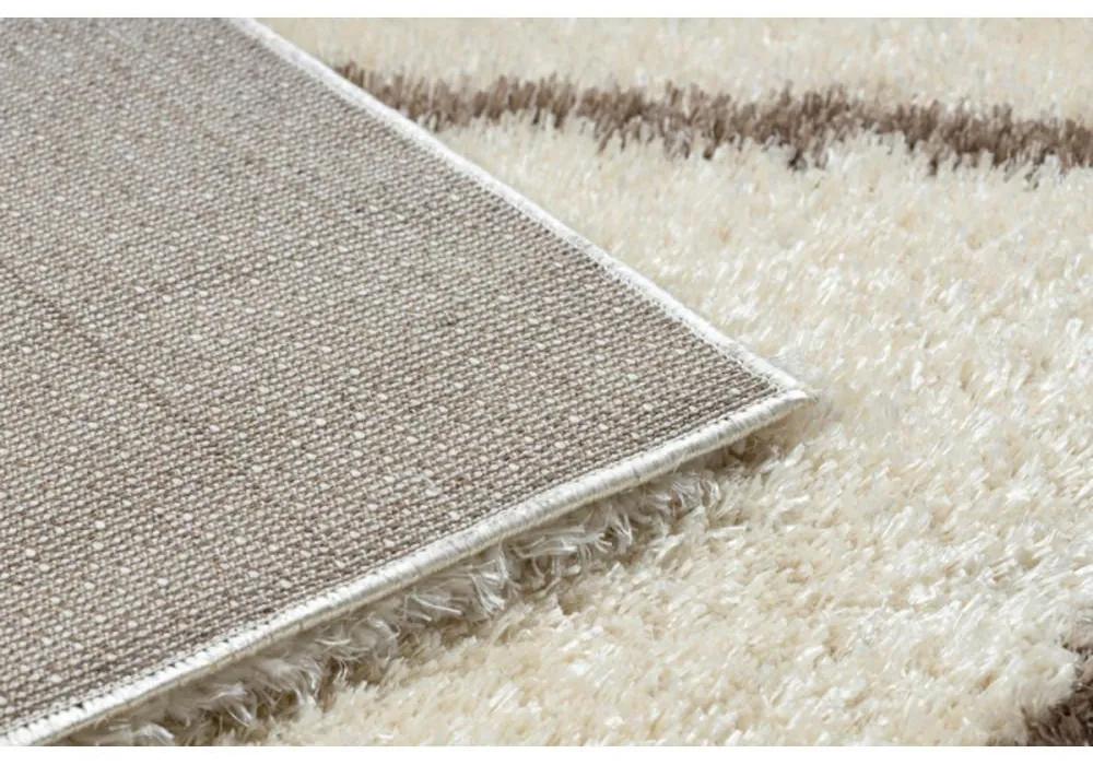 Kusový koberec shaggy Flan krémový 200x290cm
