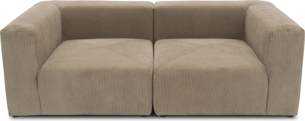 XXXLutz DVOUMÍSTNÁ POHOVKA, textil, jílová barva MID.YOU - Pohovky - 001776018410
