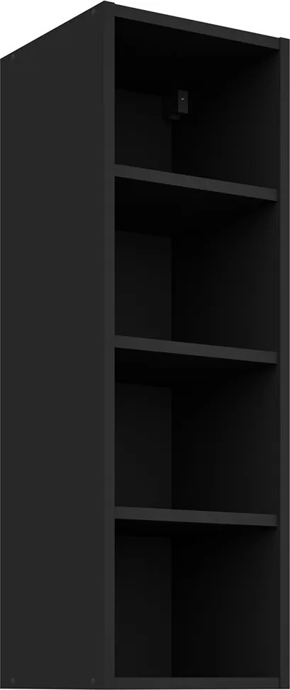 Kuchyňská linka ARIA wb | 390 cm | UNI dvířka | černá/bílá