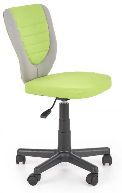 HALMAR Dětská židle Byto zeleno/šedá