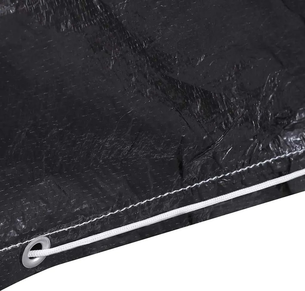 Plachty na zahradní nábytek 2 ks tvar L 12 oček 250x250x90 cm 3082835