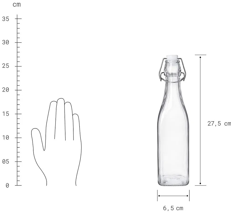 SWING Láhev s patentním uzávěrem 500 ml