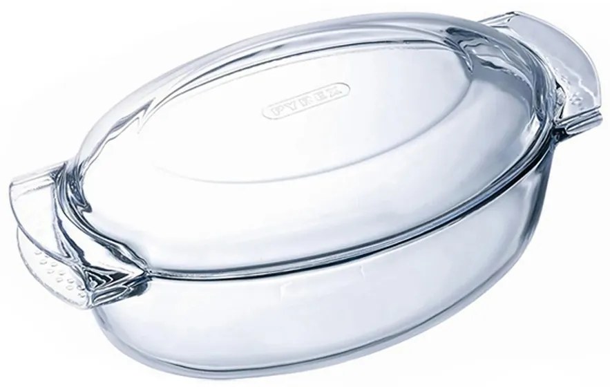 Pyrex Skleněná zapékací mísa s víkem, 5,8 l