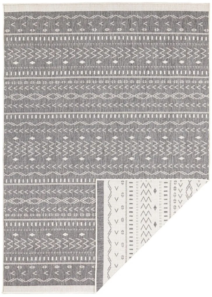 NORTHRUGS - Hanse Home koberce Kusový koberec Twin Supreme 103437 Kuba grey creme – na ven i na doma - 200x290 cm