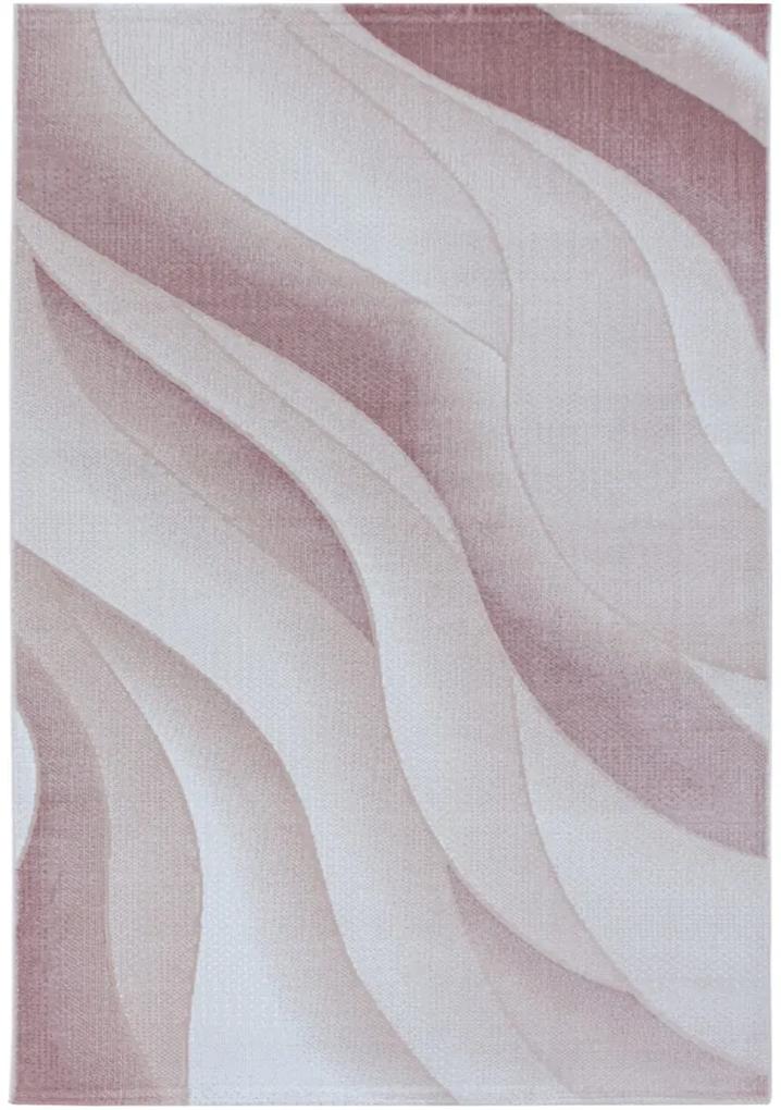 Koberce Breno Kusový koberec COSTA 3523 Pink, Růžová, Vícebarevné, 120 x 170 cm