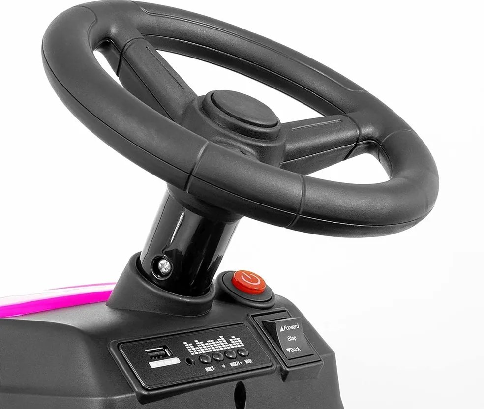 Elektrický traktor Milly Mally Rolly pink
