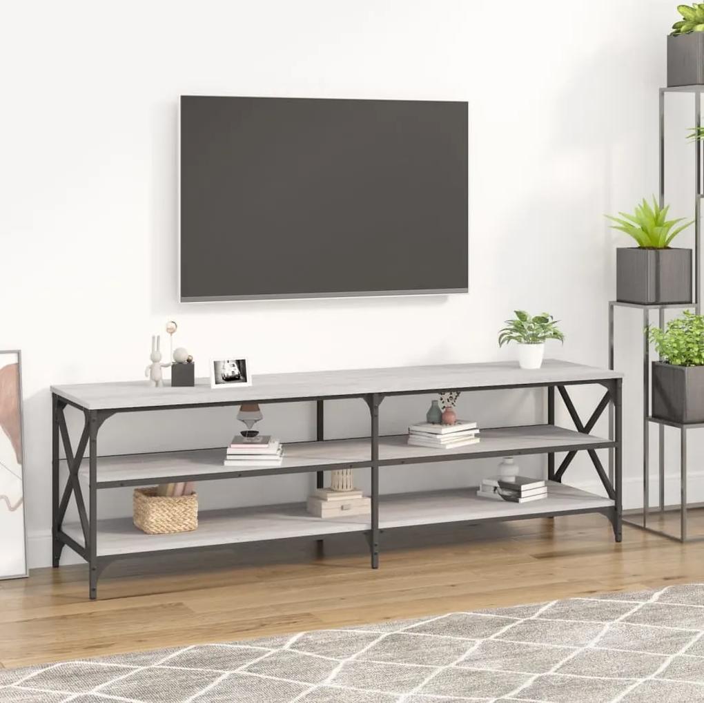 vidaXL TV skříňka 160 x 40 x 50 cm kompozitní dřevo [826731] Barva: šedá sonoma