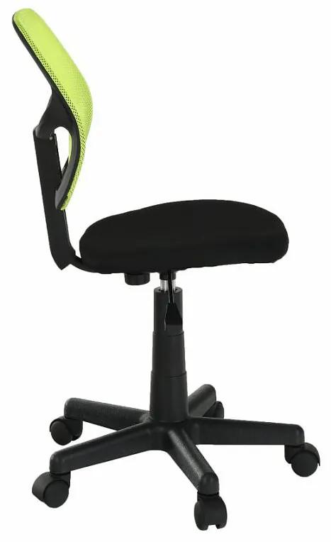 Tempo Kondela Dětská židle MESH, zelená/černá