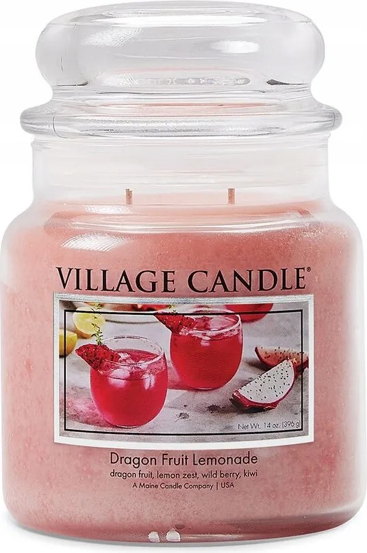 Střední svíčka Dragon Fruit Lemonade Village Candle