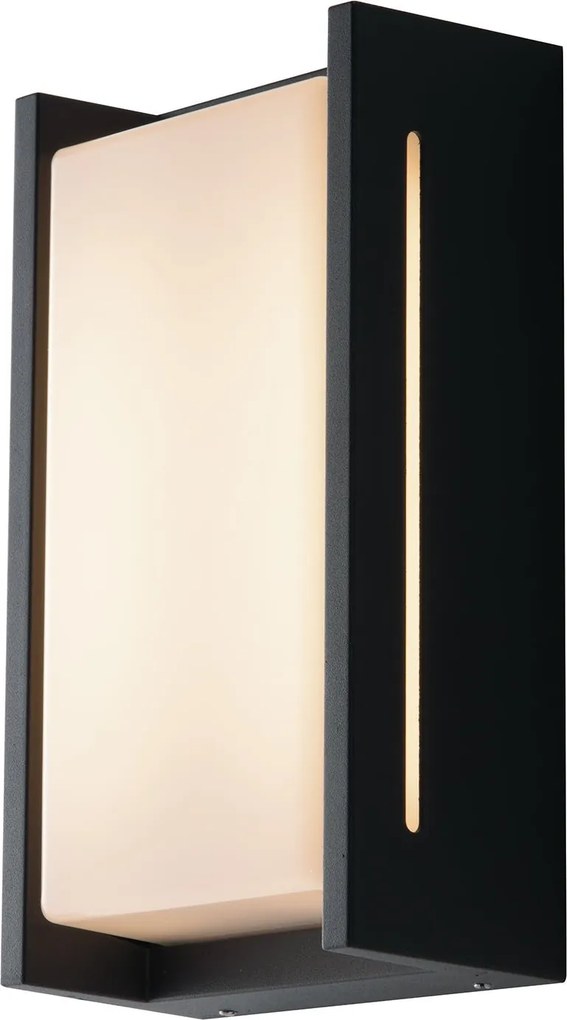 FAN LED-W-COMPACT Venkovní nástěnné svítidlo LED COMPACT antracit hliník/polykarbonát 18W 2260lm CCT IP54 24x13x8 cm - FANEUROPE