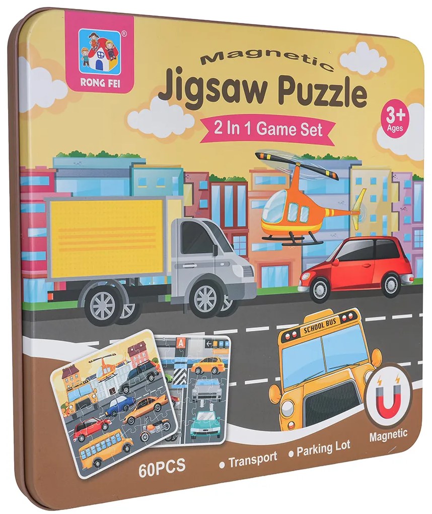 RKToys Magnetická sada puzzle Město