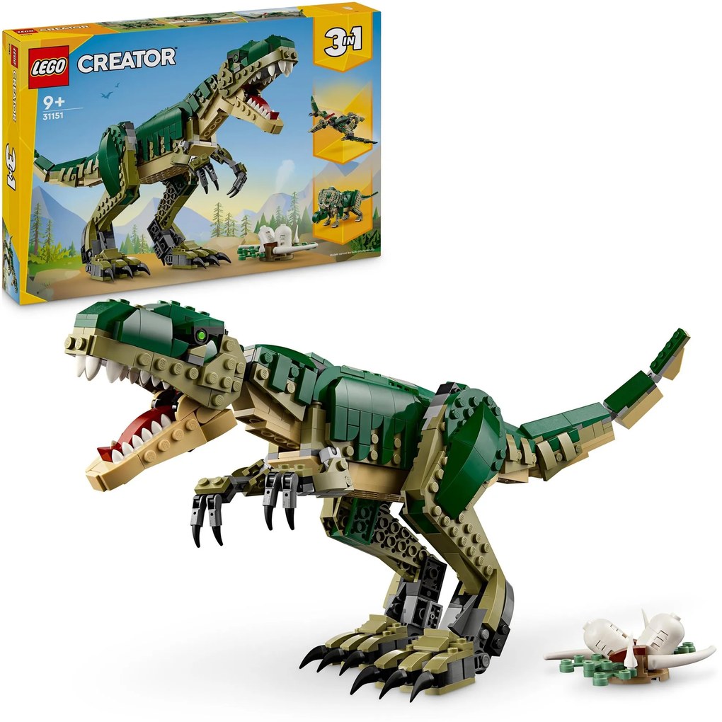 Lego stavebnice lego creator 3 v 1 31151 t-rex