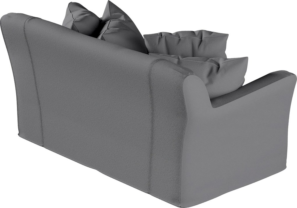 Potah na pohovku IKEA Tomelilla 2-místná nerozkládací barva šedá látka pletený vzor