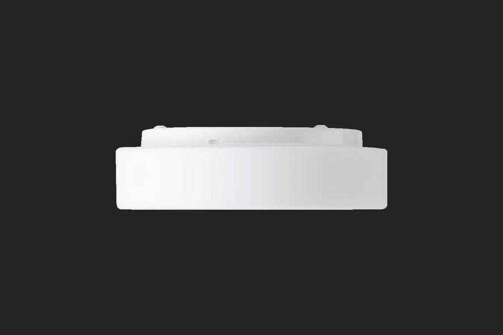 OS ELS70901 ELSA 2 IP stropní/nástěnné skleněné svítidlo bílá IP65 4000 K 15W LED nouzové kombinované 3 h (původní kód OS 70901) - OSMONT