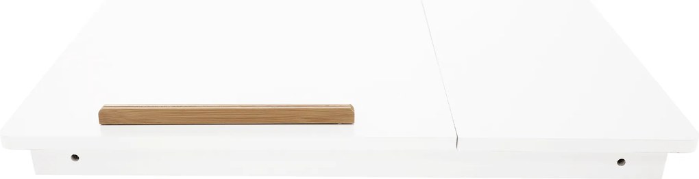 Příruční stolek na notebook / držák na tablet, bílá / přírodní bambus, MELTEN