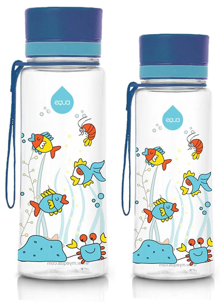 Sada 2 EQUA lahví Equarium 400 ml + 600 ml ekologická plastová lahev na pití bez BPA