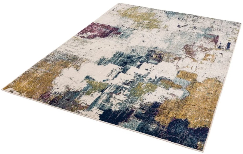 Barevný  koberec Dinamo Abstract Mustard Rozměry: 120x170 cm