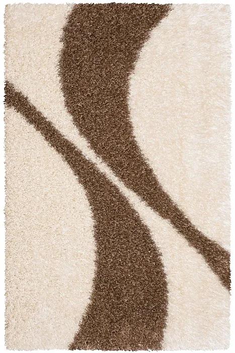 Kusový koberec SHAGGY PLEASURE Ellipse hnědý 120/170