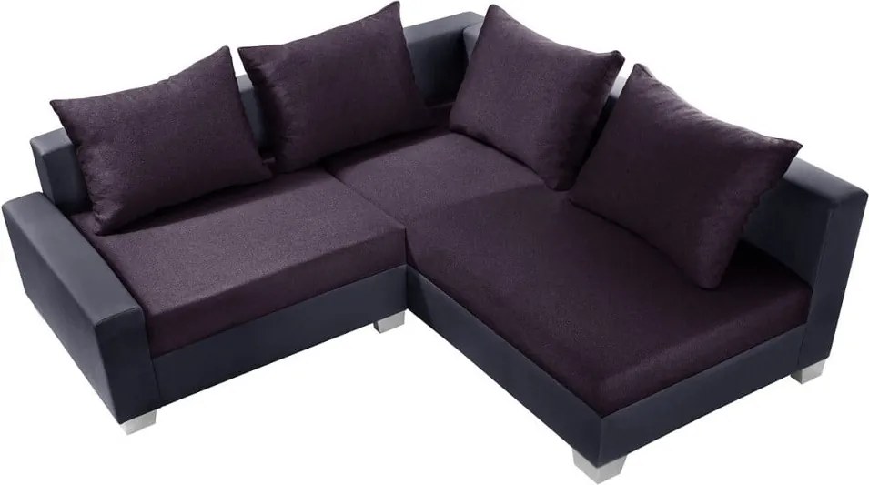 Švestkově fialová sedačka Interieur De Famille Paris Aventure, pravý roh