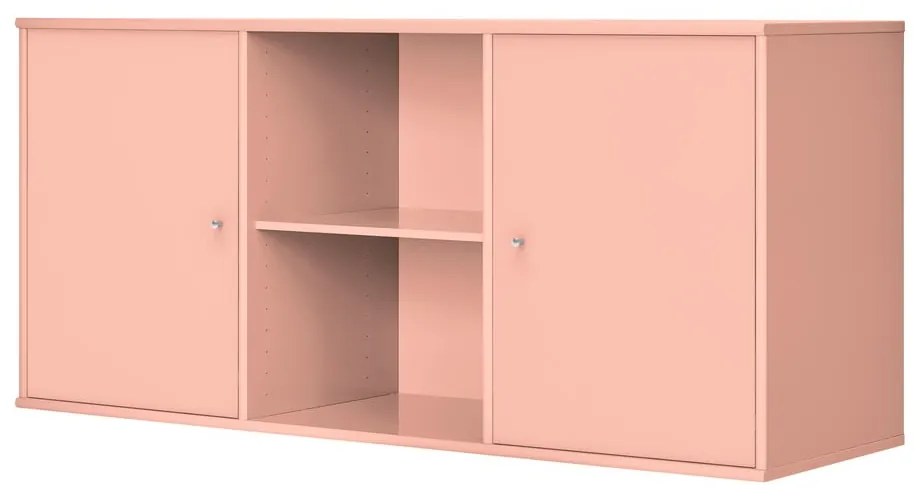 Růžová závěsná komoda 133x61x42 cm Mistral – Hammel Furniture