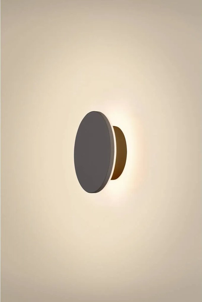 LA 1007911 D-RING S nástěnné svítidlo, fáze, 2700/3000K, fáze, IP65, černá - BIG WHITE (SLV)
