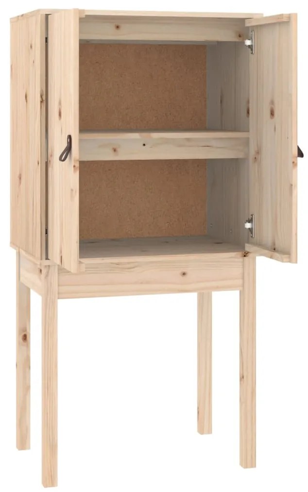 821744 vidaXL Skříň highboard 60x40x120 cm masivní borové dřevo