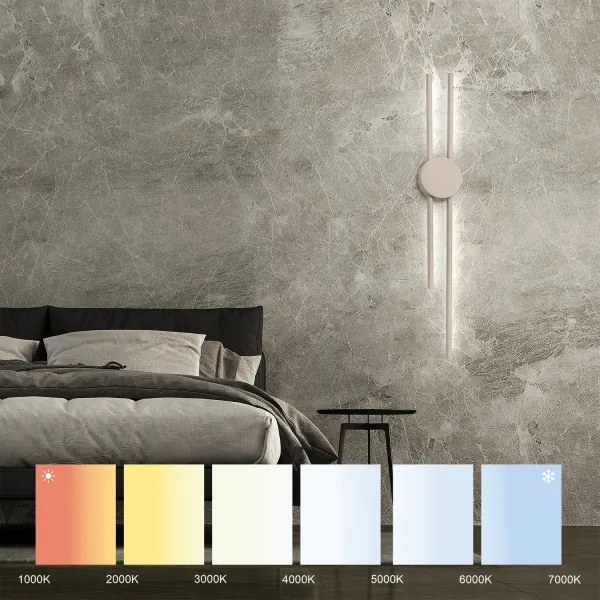 LED Nástěnné svítidlo LANA LED/15W/230V 4000K béžová