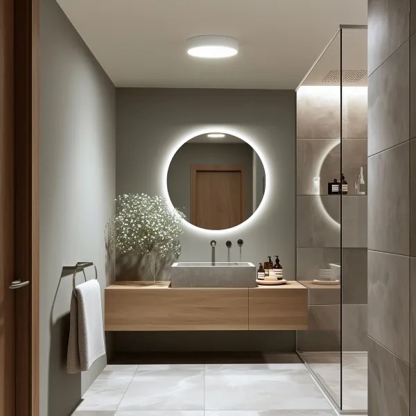 Brilagi - LED Koupelnové stropní svítidlo POOL LED/24W/230V pr. 30 cm IP54 bílá